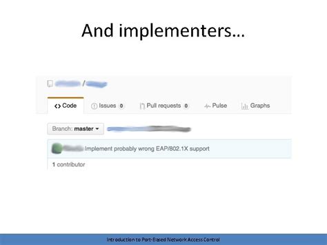 Introduction To Portbased Network Access Control Eap 802