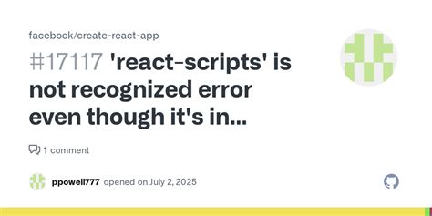 React Scripts Is Not Recognized Error Even Though Its In Nodemodules And Packagejson