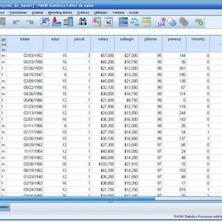 Sketch Of The SPSS Screen Download Scientific Diagram