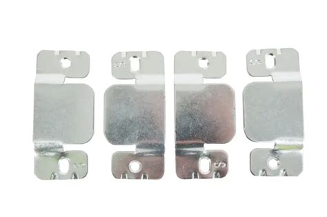 metal overlapping connector connectors and hinges