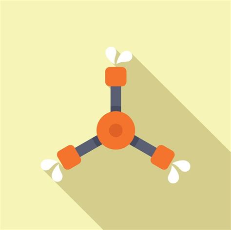 Premium Vector Flat Design Vector Illustration Of Molecule Structure