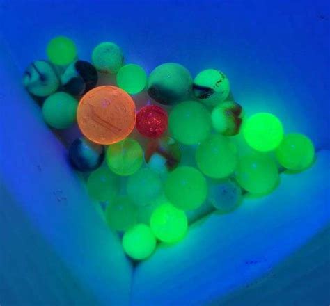 Blacklight Reactive Marble Assortment Mayo Auction And Realty
