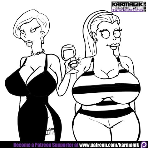 Groening Style Olivia And Patty By Karmagik Hentai Foundry