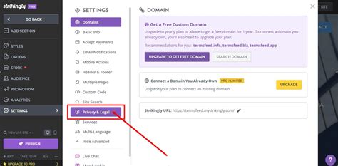 How To Add I Agree Checkbox On Strikingly Checkout Termsfeed