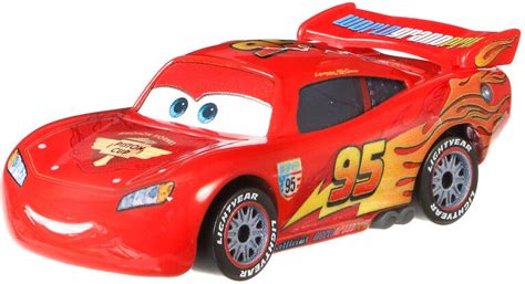 Disneypixar Cars Lightning Mcqueen With Racing Wheels English