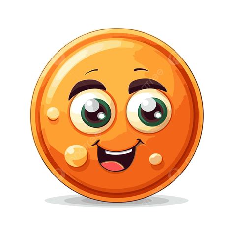 애니메이션 웃기다 만화 인물 웃는 오렌지 아이콘 벡터 단추 클립 아트 만화 Png 일러스트 및 벡터 에 대한 무료 다운로드 Pngtree