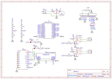 Helmet Reminder Project Easyeda Open Source Hardware Lab