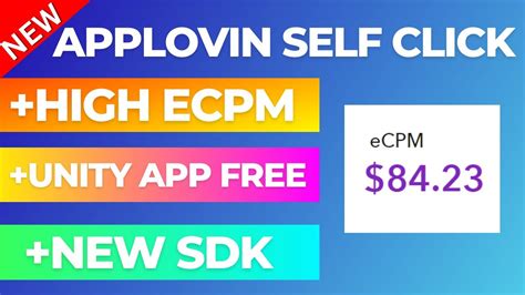 Applovin Self Click App High Ecpm Latest Sdk Applovin 2023 Youtube