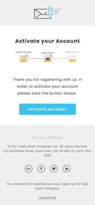 Accont Deleted Responsive Html Email Template