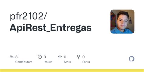 Github Pfr2102apirestentregas