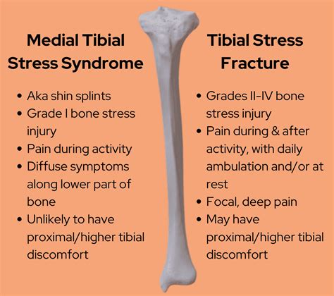 Stress Reaction Tibia Symptoms