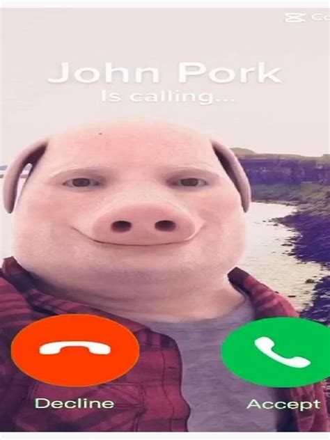 John Pork Is Calling Art Print For Sale By Freestylestores Redbubble