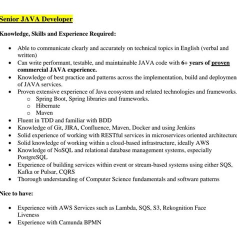 shabana s on linkedin senior javadeveloper commercialjava