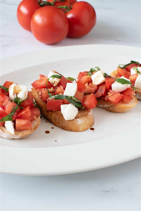 Bruschetta With Mozzarella Hint Of Healthy