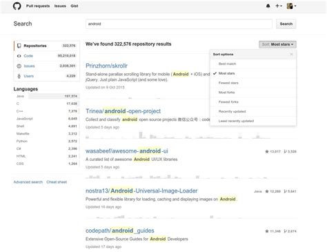 github搜索技巧 如何使用github找到相关有帮助的代码 github怎么搜索zy接口 csdn博客