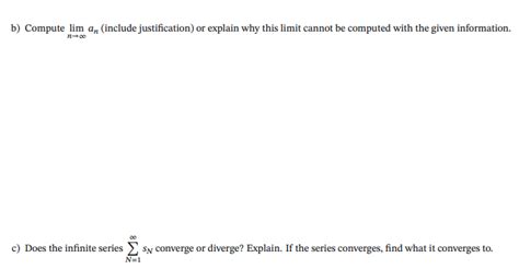 Solved Problem Points Let An N Be A Sequence And Chegg