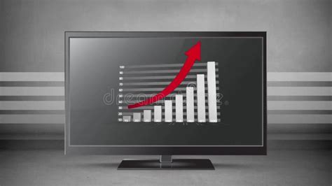 animation of data processing and diagram on computer screen stock video