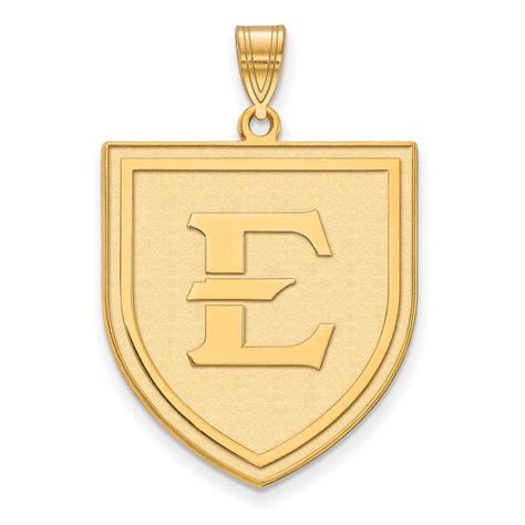 Dropship 14k Gold Logoart East Tennessee State University Letter E