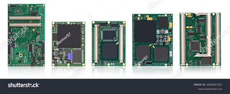 Collection Different Types Embedded Cpu Modules Stock Photo 2452627321 Shutterstock
