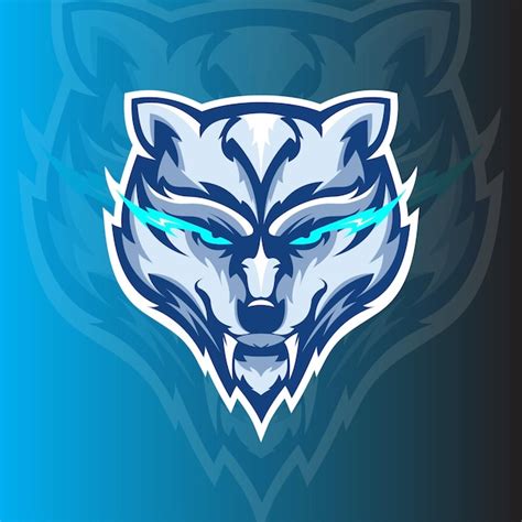 늑대 마스코트 로고 템플릿 프리미엄 벡터 늑대 마스코트 로고 템플릿 프리미엄 벡터