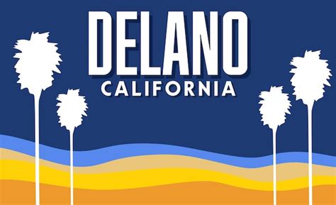 Delano California With Beautiful Views Of The Sky Premium Vector