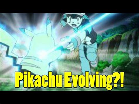 Pokemon Ash Pikachu Evolves