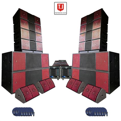 Pro 212 3 Way Double 12 Inch Line Array Sound System