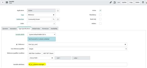 display multiple column values in reference variab servicenow