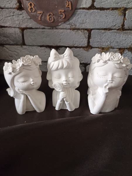 Украшение настольное интерьерное Кашпо набор Девочки купить по доступным ценам в интернет