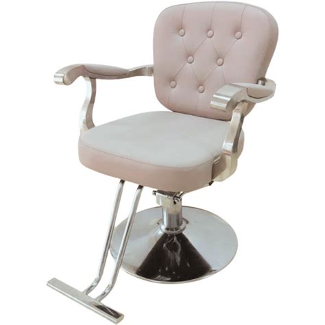Wahs Hairdresser Chair Model H 7208 Apricot And Silver Wa Hair Suppliers