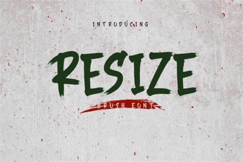 resize font download