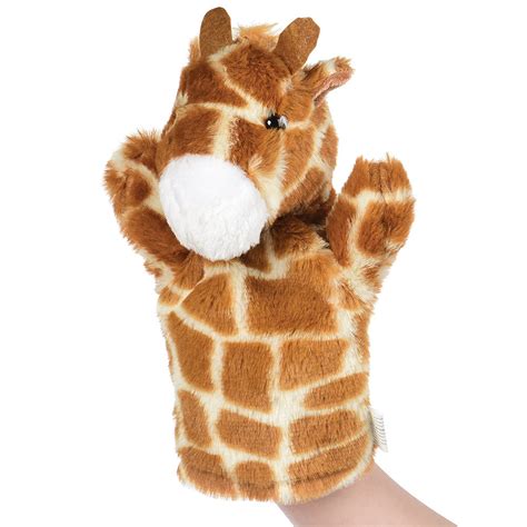 Wild Animal Plush Puppet Giraffe Puppet