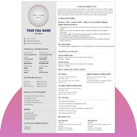 Cv Writing Cv Creator Free