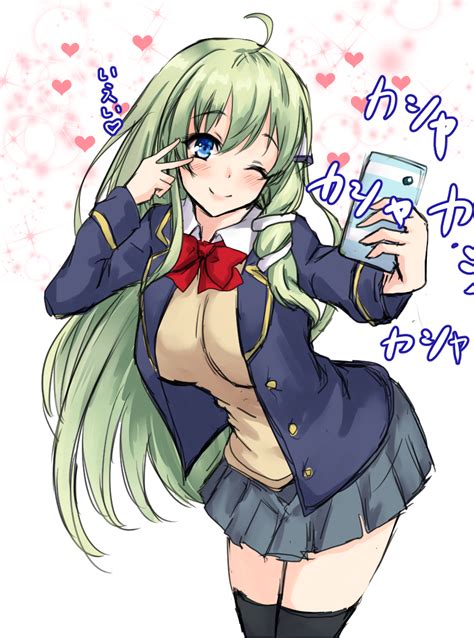 Safebooru 1girl Ahoge Alternate Costume Amagi Amagi626 Bangs