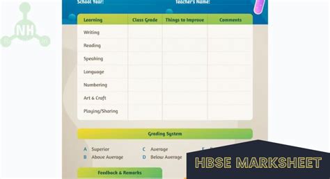 Hbse Marksheet 2025 Download For Class 10 12 Haryana Board