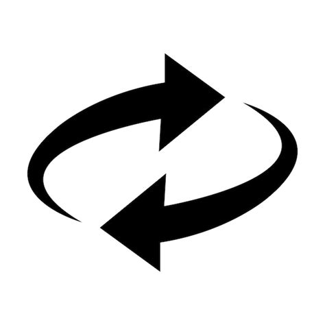 Premium Vector Rotation Icon Logo Vector Design Template