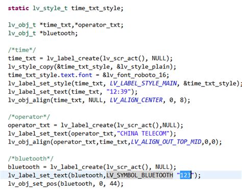 Symbol Didn T Work On My Project Bug Archived LVGL Forum