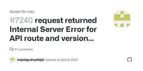Request Returned Internal Server Error For Api Route And Version 2fusers 2fmyuser 2f