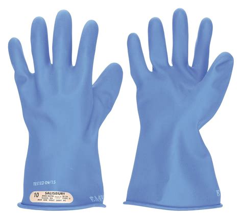Salisbury 500v Ac 750v Dc Electrical Insulating Gloves 3zza9
