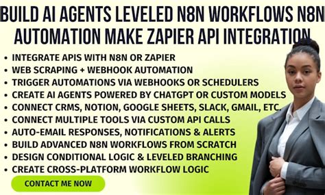 Build Ai Agents Leveled N8n Workflows N8n Automation Make Zapier Api Integration By Automation