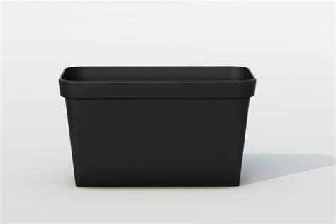 Adamscape Outdoor Stainless Steel Planter Rectangle Planter Box