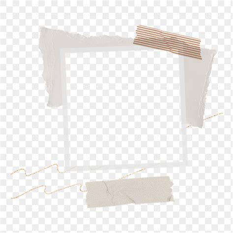 Aesthetic Frame Png Sticker For Instant Photos