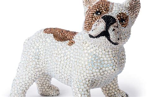 Френски булдог луксозна декорация за подарък Луксозен блог