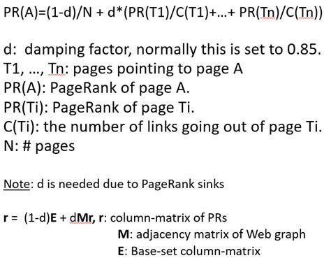 1 compute the first 1 iteration of pagerank scores
