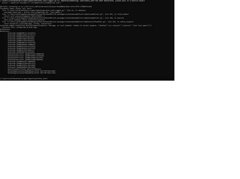 My Python Program Worked For Months Today Errors Out Selenium
