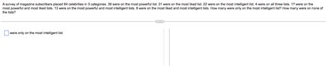 Solved The Lists Chegg Com