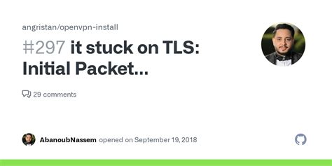 it stuck on tls initial packet · issue 297 · angristan openvpn