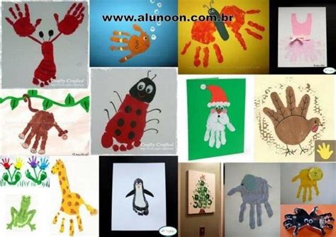 30 Ideias De Artes Com Mãos E Pés Parte 2 Educação Infantil Aluno
