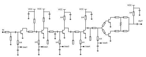 Schematic Diagram Of One Half Of The Differential Power Amplifier Download Scientific Diagram