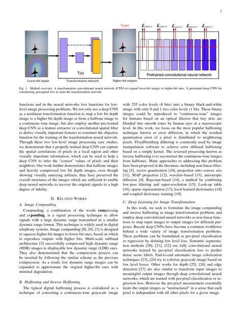 image companding and inverse halftoning using deep convolutional neural